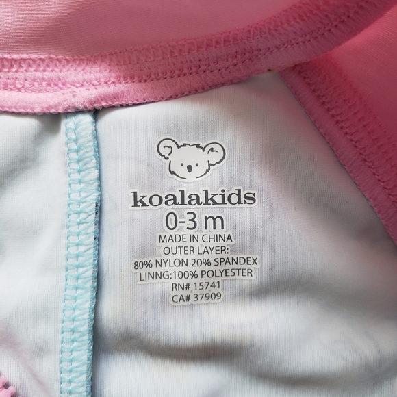 Koala Kids | Swim | New Koala Kids Girl Floral Pink And Blue One Piece ...